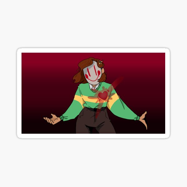 Chara Determination Stickers | Redbubble