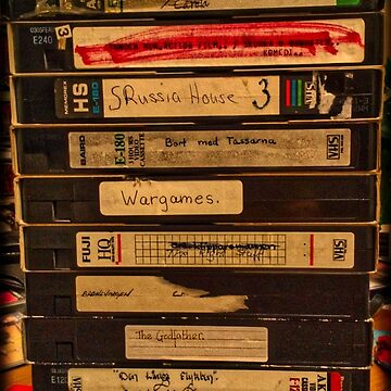 "vVintage / Retro VHS tape tags!" Sticker for Sale by TwistedRetro ...