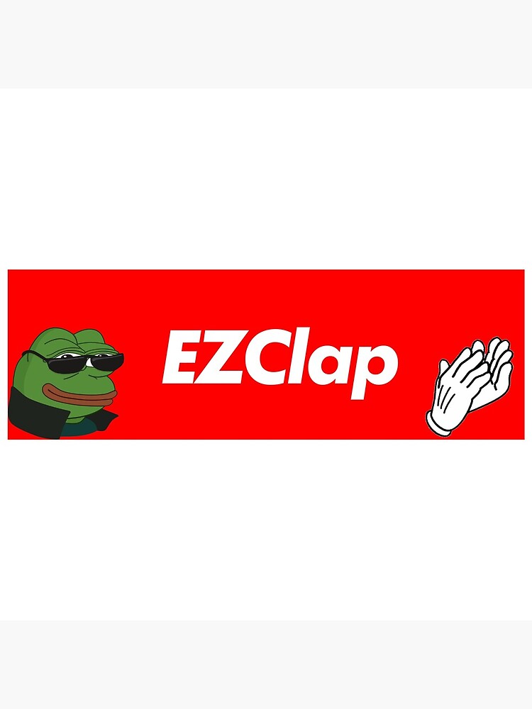 "EZClap EZ Clap Red Box Twitch emote Meme BTTV Better Twitch TV Merch ...