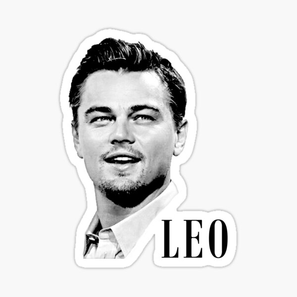 "Leonardo Dicaprio" Sticker for Sale by lloydpreston | Redbubble