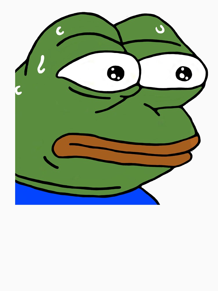 "monkaS Twitch emote Meme BTTV Better Twitch TV Merch" T-shirt by ...