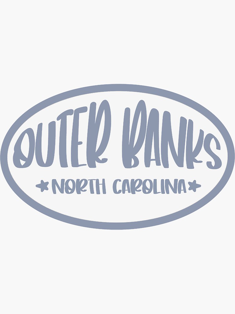 "Outer Banks, North Carolina " Sticker by zoeysdesigns | Redbubble