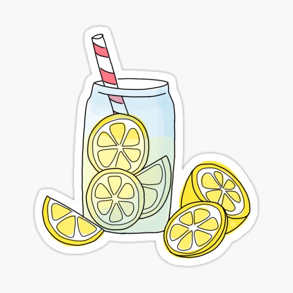 "Lemonade " Sticker for Sale by ArtsyPlace | Redbubble