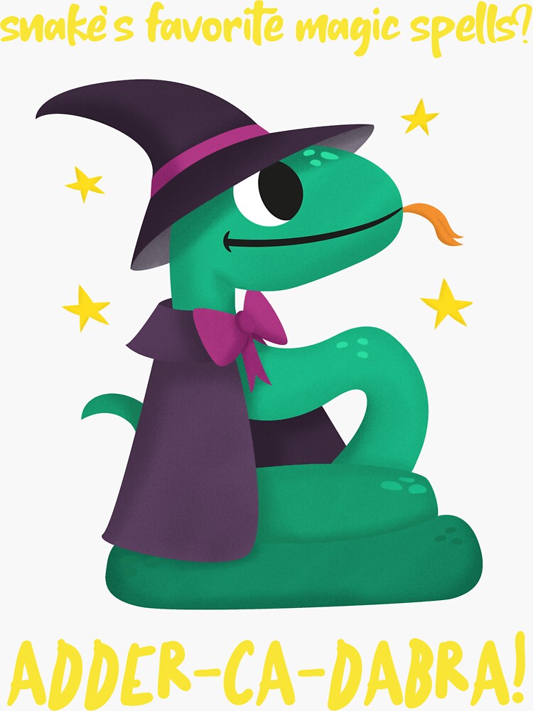 "Wizard snake" Sticker for Sale by PontusSvensson | Redbubble