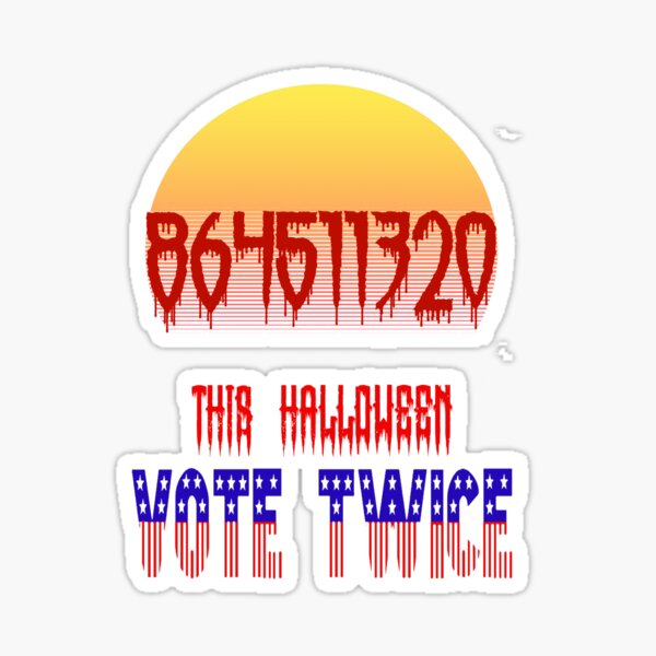 "Sticker Pack Halloween | 8645 Anti Trump Bumper Sticker Pack | 2 ...