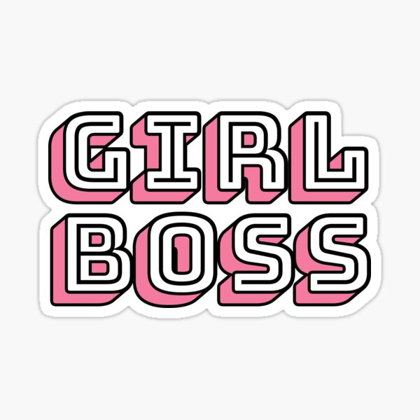 "Girl Boss" Sticker for Sale by m95sim | Redbubble