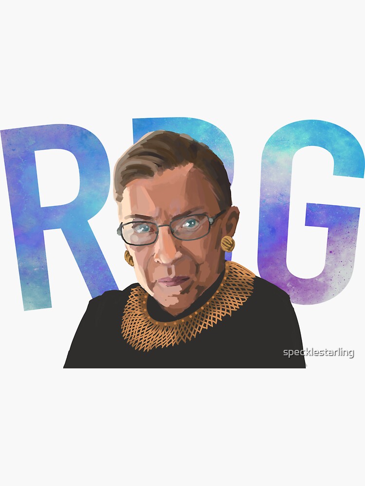 "RBG Illustration" Sticker by specklestarling | Redbubble