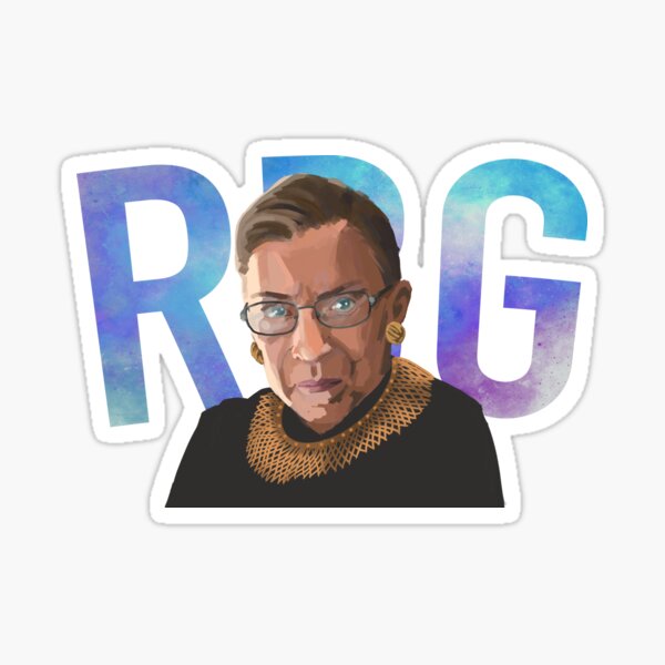 "RBG Illustration" Sticker by specklestarling | Redbubble