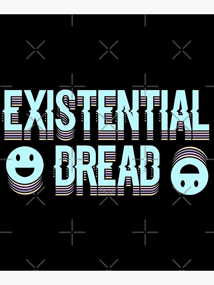 "Existential Dread Funny Aesthetic Vaporwave Pastel Smiley" Poster by ...