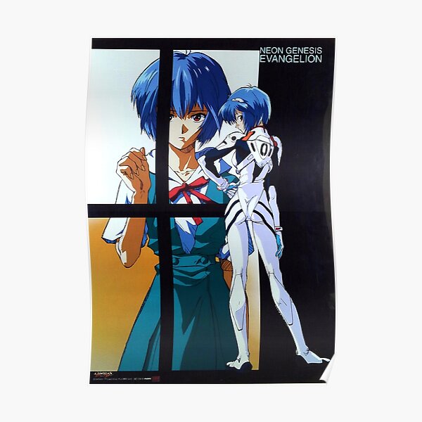 "Neon Genesis Evangelion Rei Ayanami" Poster for Sale by RPGlanSP ...