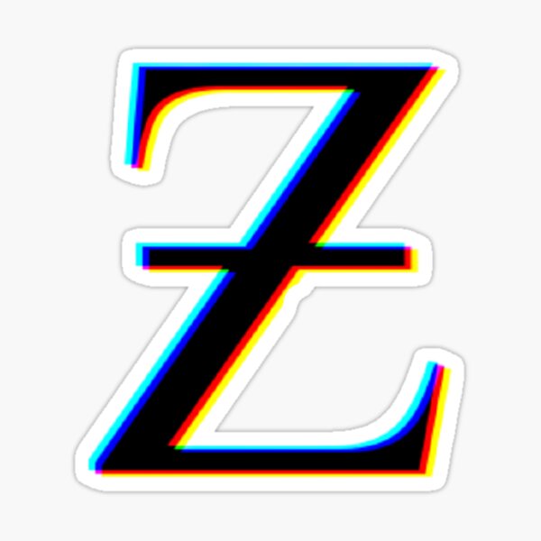 "Gen Z glitch enlarged" Sticker for Sale by whatsupitzbri | Redbubble