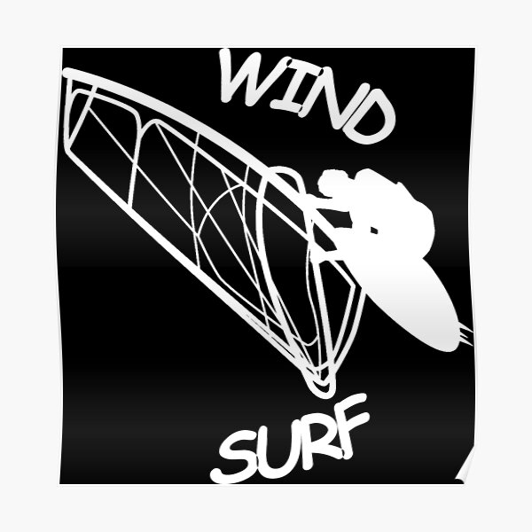 "Windsurf logo" Poster for Sale by seko17 | Redbubble