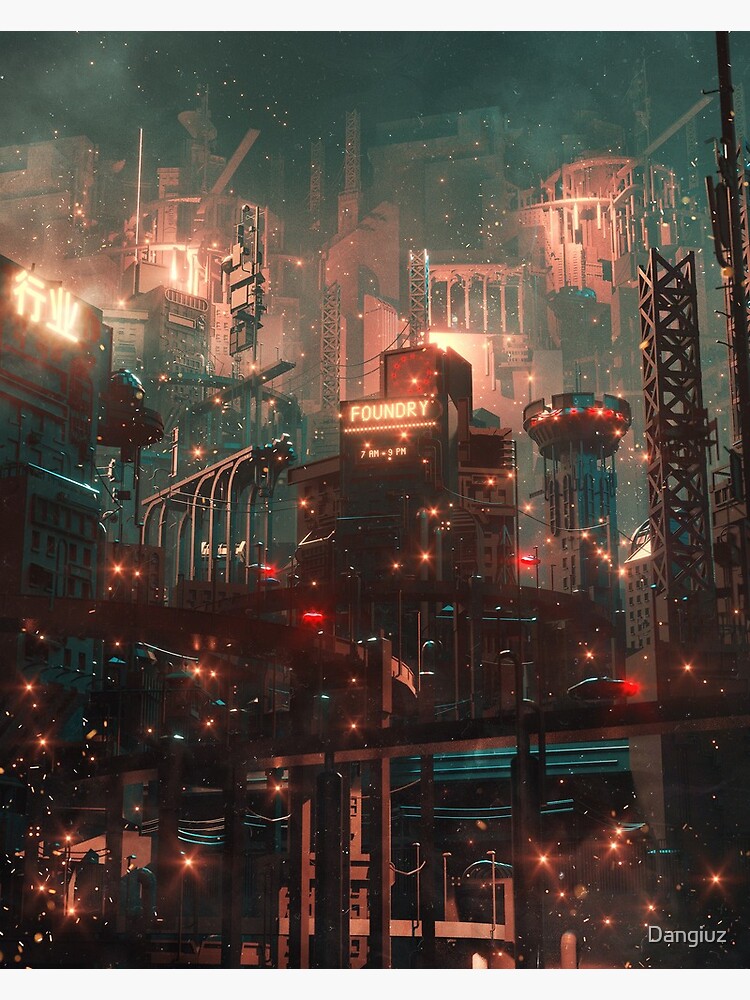 Future Foundry By Dangiuz Art Print For Sale By Dangiuz Redbubble