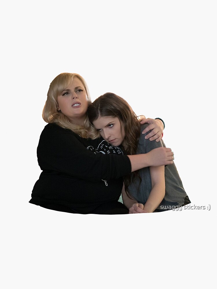 "Fat Amy and Becca" Sticker for Sale by swaggy stickers :) | Redbubble