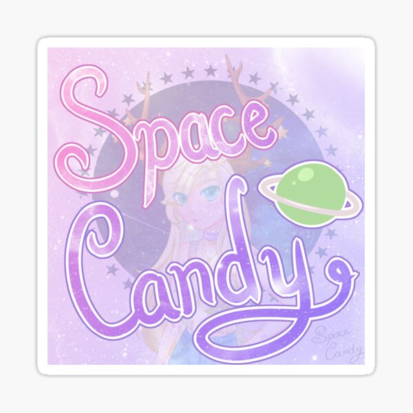 "Space Candy Logo" Sticker by Grxtchen | Redbubble