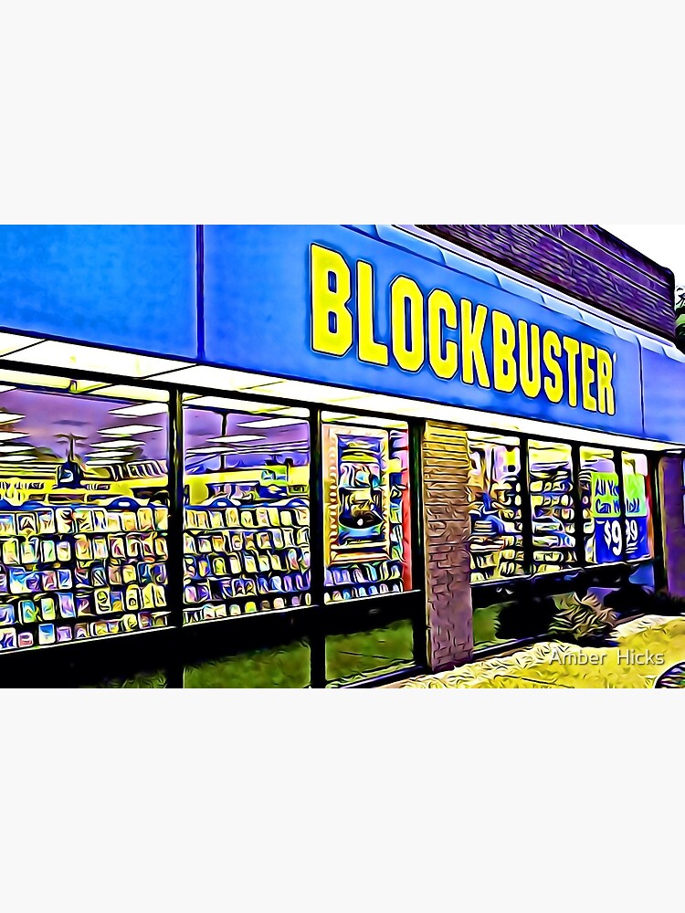 "BLOCKBUSTER" Art Print for Sale by Amber Hicks | Redbubble