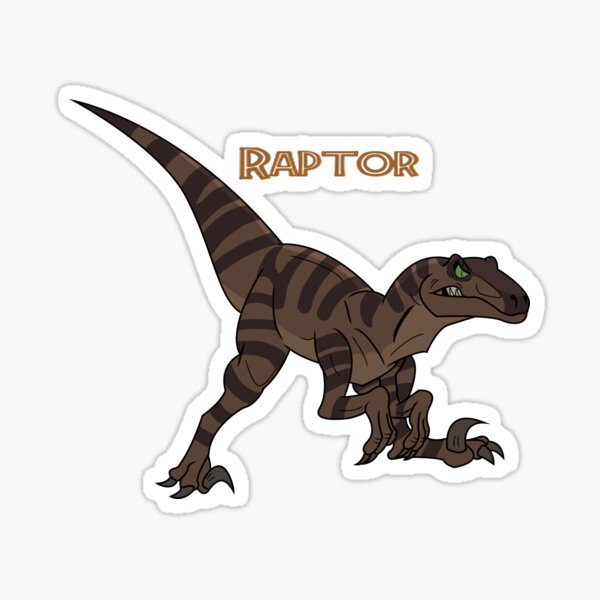 "Raptor" Sticker for Sale by theblazinggecko | Redbubble