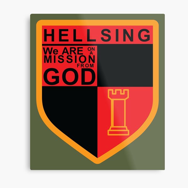 "Hellsing Organization - Special Military Forces Logo" Metal Print by ...