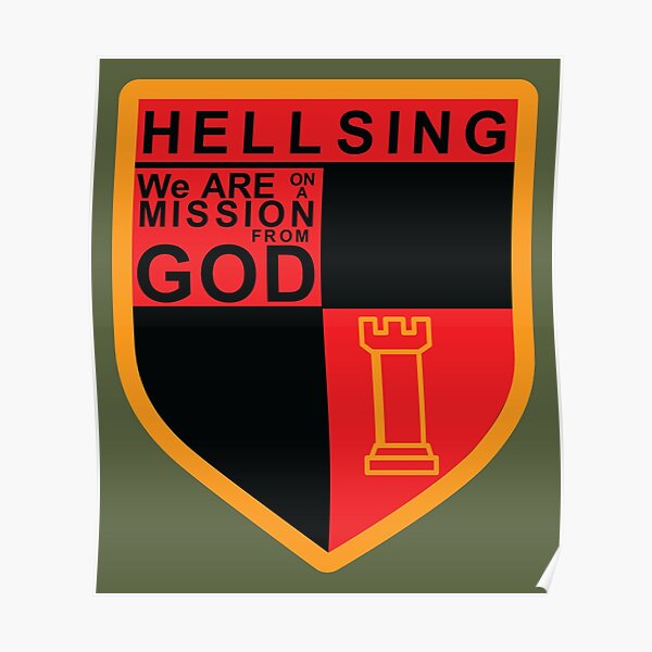 "Hellsing Organization - Special Military Forces Logo" Poster by ...