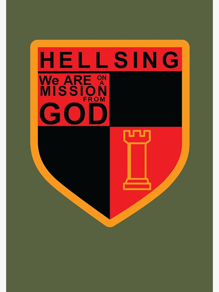 "Hellsing Organization - Special Military Forces Logo" Spiral Notebook ...