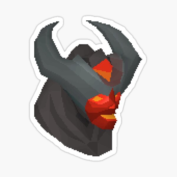 "OSRS Smolcano pet Chathead" Sticker by Tippen | Redbubble