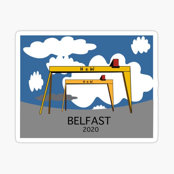 "Belfast 2020" Sticker for Sale by Dz00dle | Redbubble