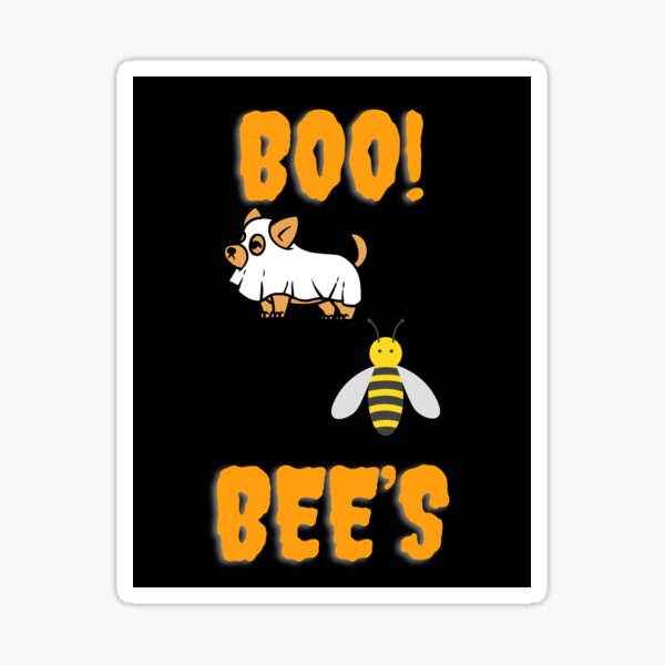 "Boo bees" Sticker for Sale by Bhise07 | Redbubble
