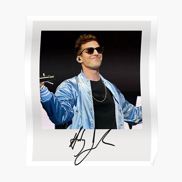 "Andy Samberg Polaroid" Poster by domiellis | Redbubble
