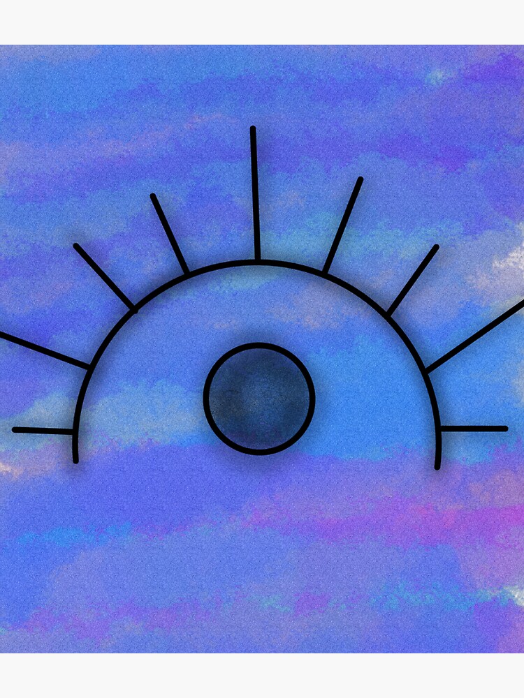 "Blink" Sticker by DaniDrawtry | Redbubble