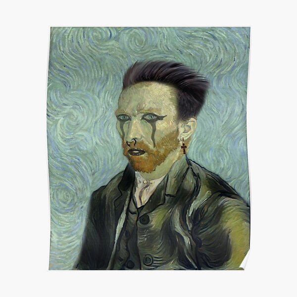 "Vincent Van Gogh aka Vincent Van Goth" Poster by CaledoniAlba | Redbubble