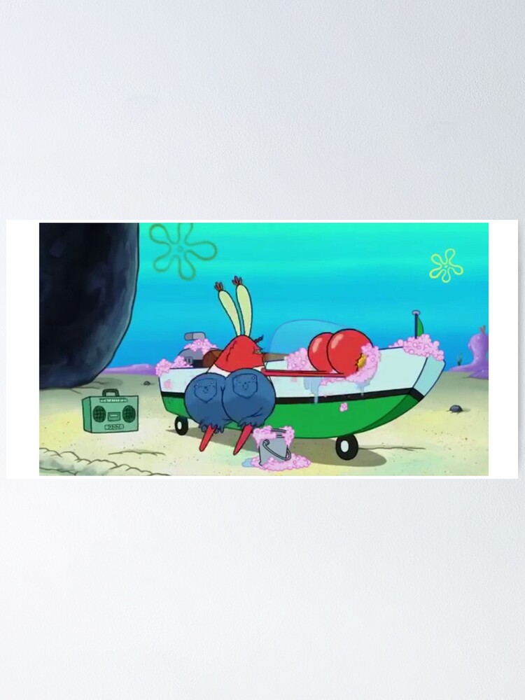 "Thick Mr Krabs" Poster for Sale by grs1017 | Redbubble