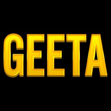 Geeta Name Logo