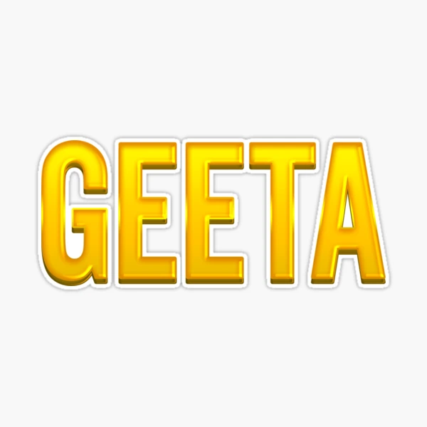 Geeta Name Design