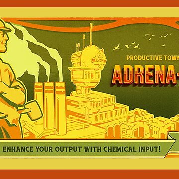 "Spacers Choice- Enhance your output, Adrena-Time" Poster for Sale by ...