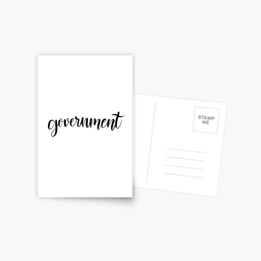 "Government Calligraphy" Sticker for Sale by YitingZarts | Redbubble
