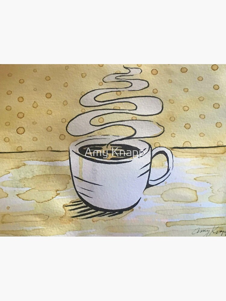"Hot Coffee" Sticker for Sale by amyreneeknapp | Redbubble