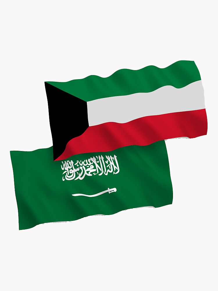 "The Saudi and Kuwaiti Flag " Sticker by EmiratesToday | Redbubble