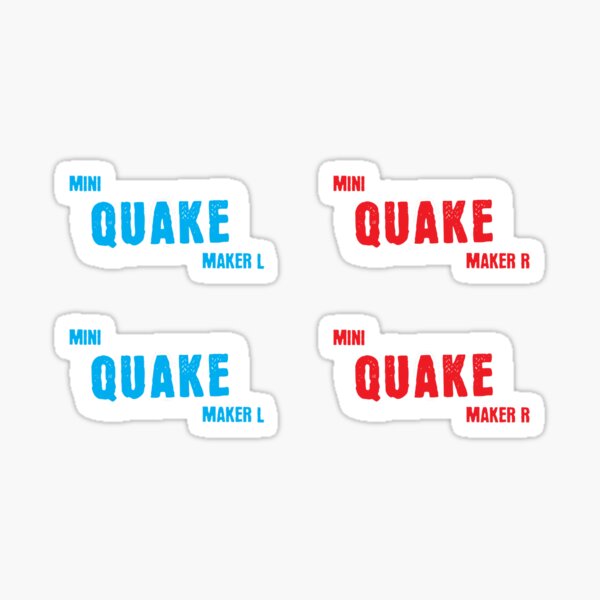 ""Mini Quake Maker" Sticker" Sticker by CreepyKards | Redbubble