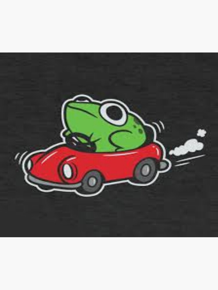 "Frog Car" Sticker for Sale by Lilyanna13 | Redbubble