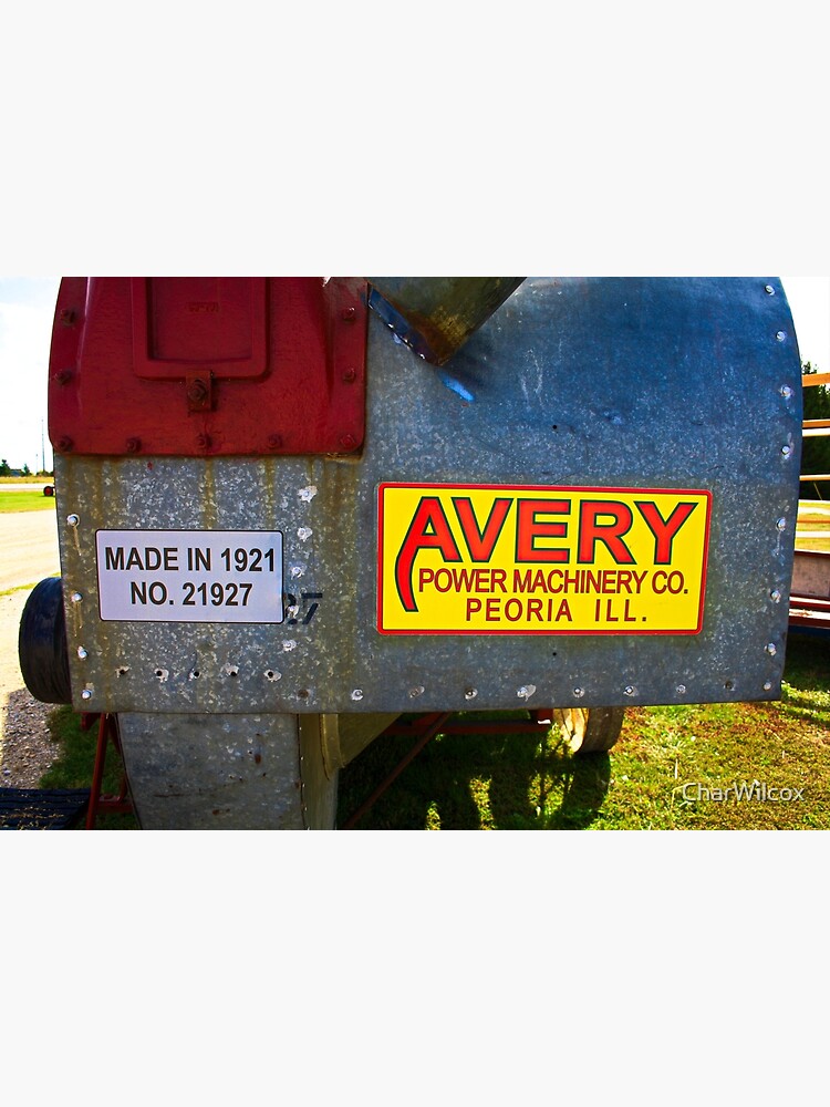 "Avery Machine Logo Antique Threshing Machine" Photographic Print for ...