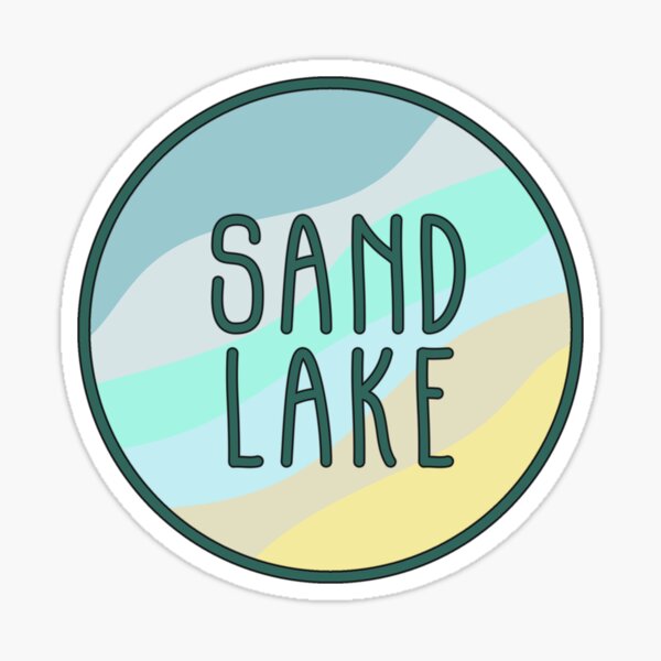 "sand lake " Sticker for Sale by brookenich05 | Redbubble