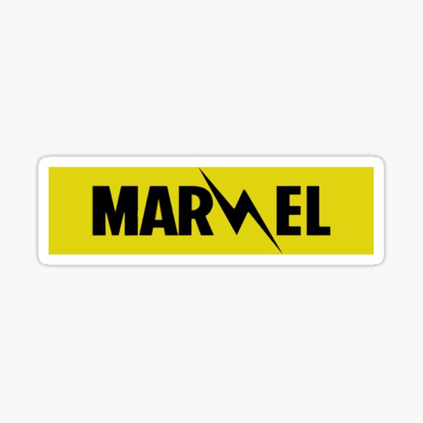 "marvel" Sticker for Sale by prophotoshopper | Redbubble