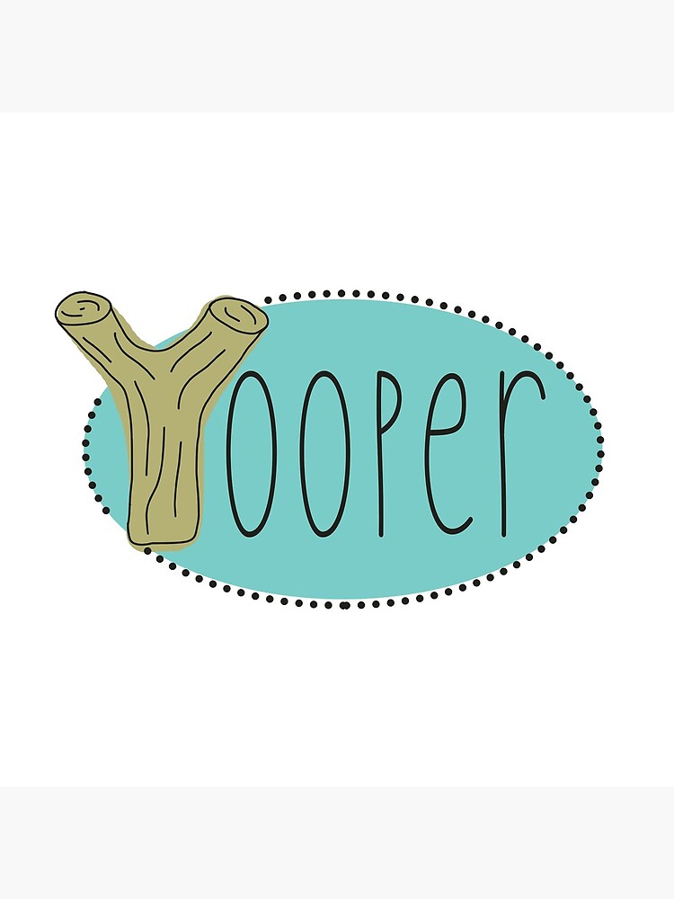 "yooper (blue)" Framed Art Print for Sale by brookenich05 | Redbubble