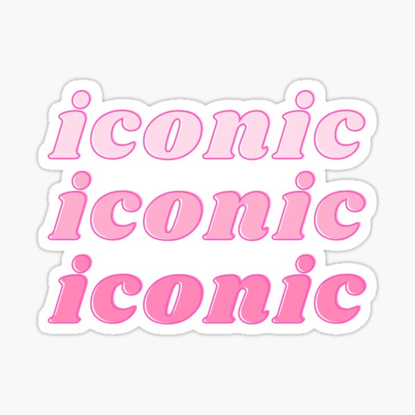 "Iconic" Sticker for Sale by alwayselle | Redbubble