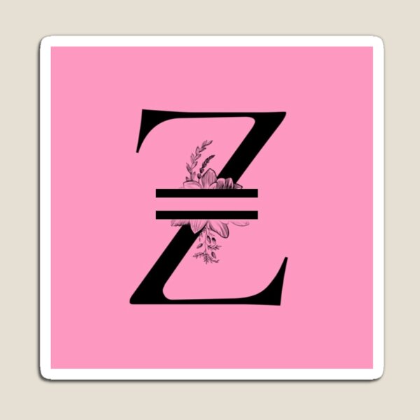 "Floral Gen Z pink logo " Magnet by Emilygordon502 | Redbubble