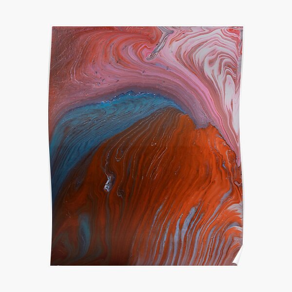 "Crystallized Tides" Poster by farahjq | Redbubble