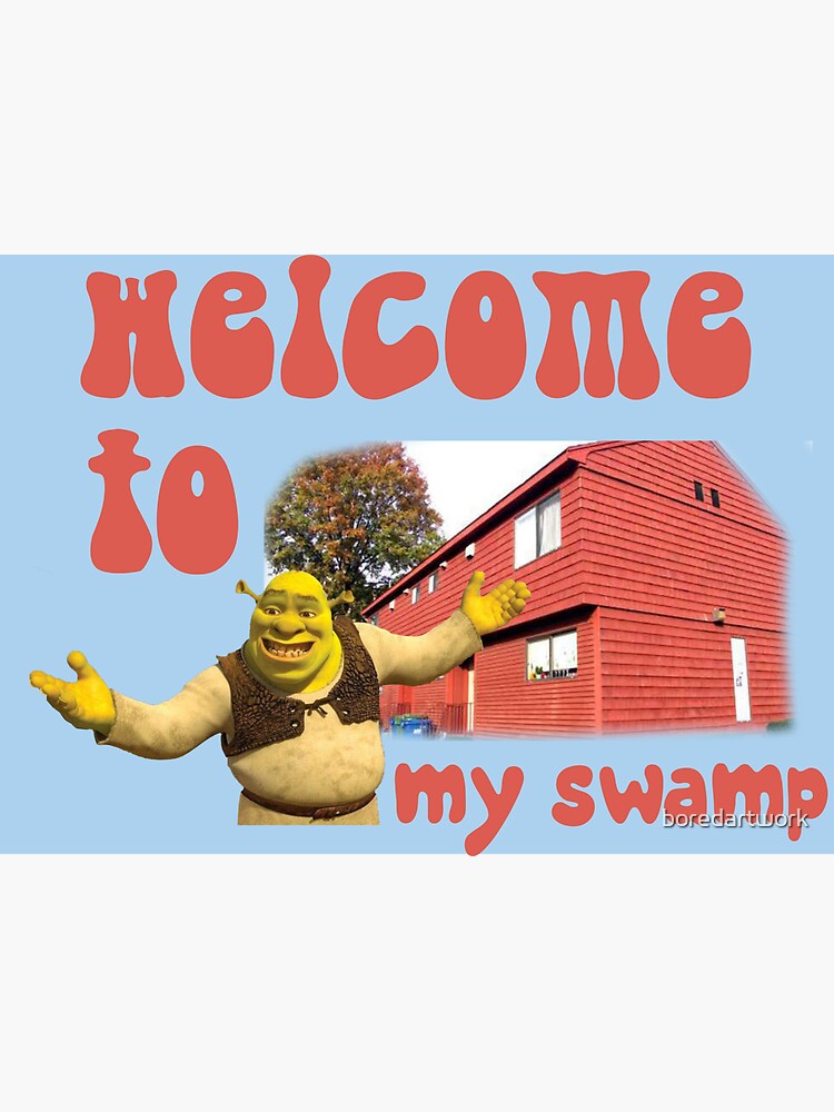 "Boston College Mod Shrek Sticker" Sticker for Sale by boredartwork ...