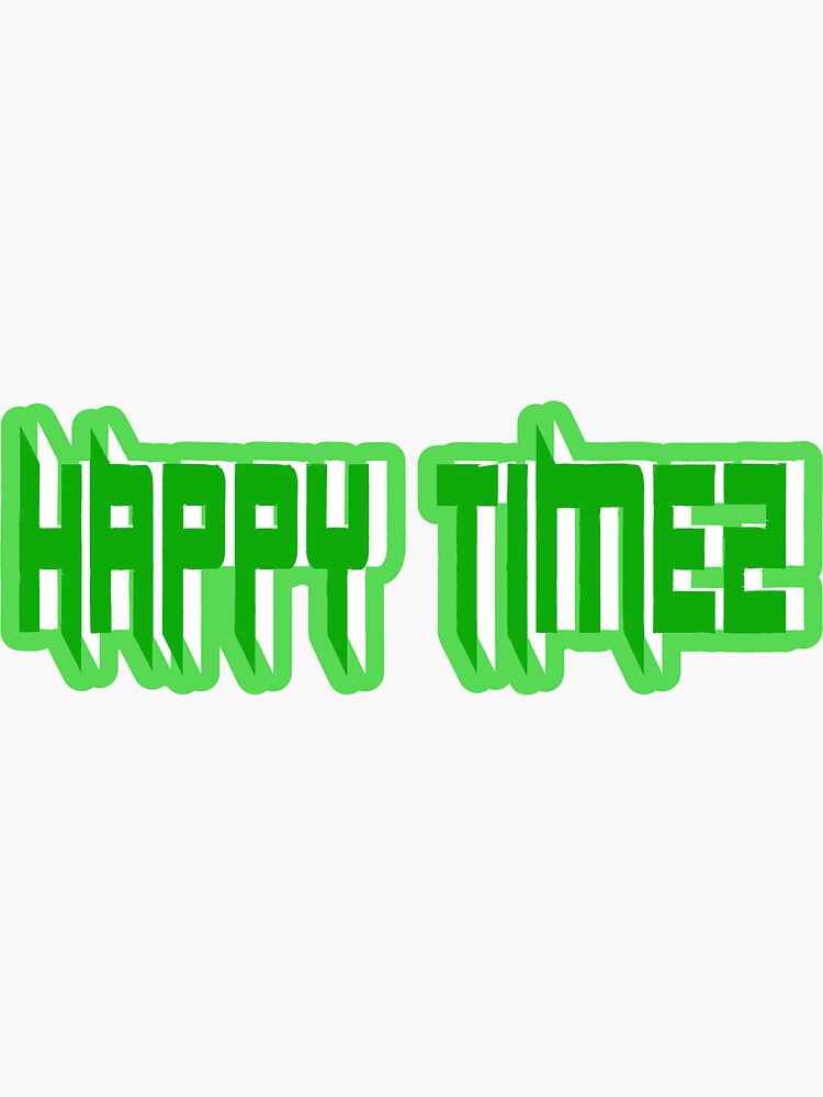 "Happy Times " Sticker by SakuraDraws | Redbubble