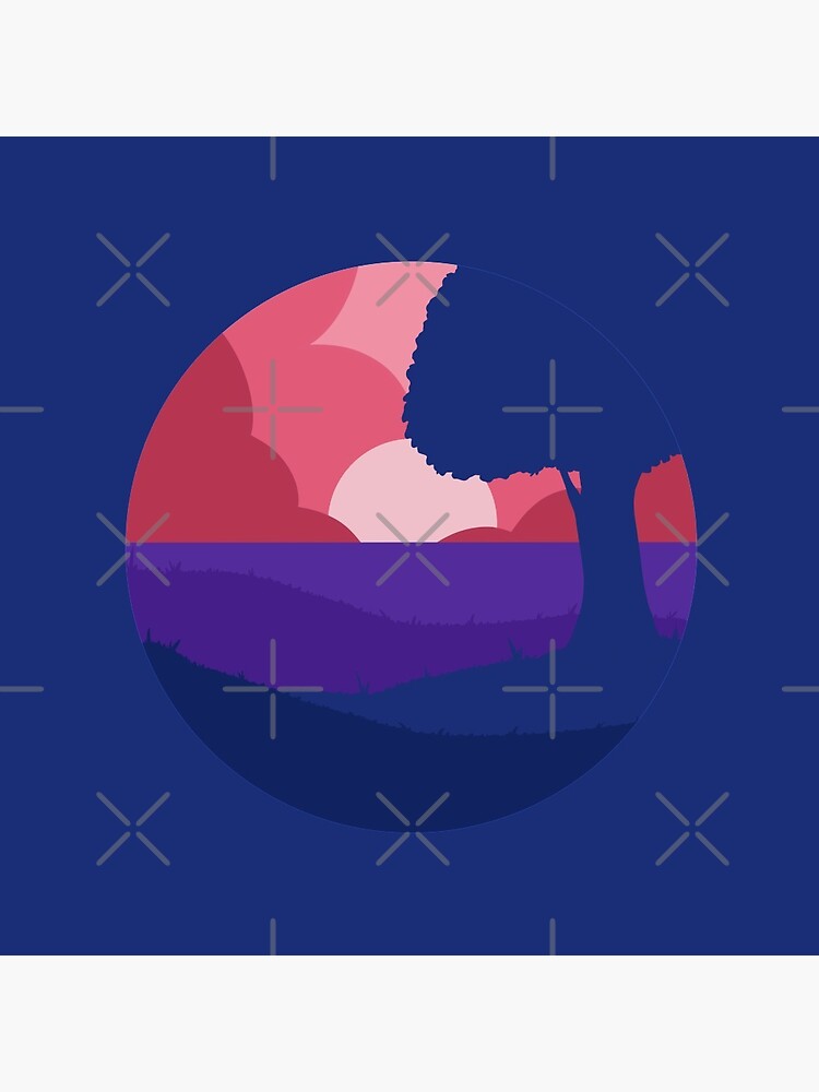 ""subtle" bi flag" Pin for Sale by justannartist | Redbubble