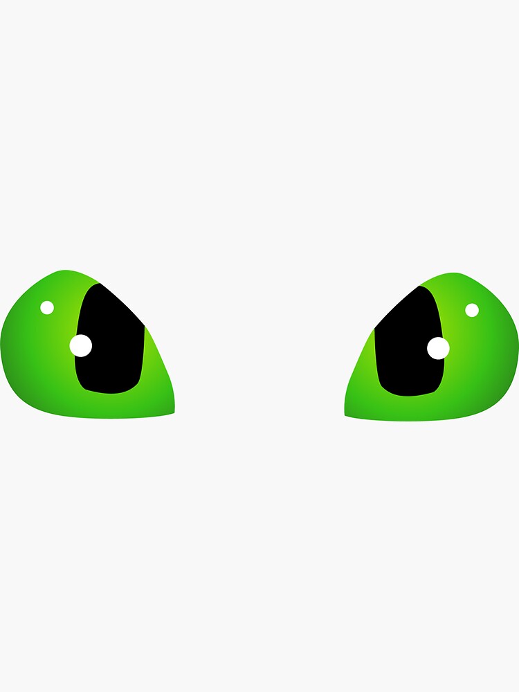 "Toothless eyes" Sticker for Sale by CaelynGreaves | Redbubble